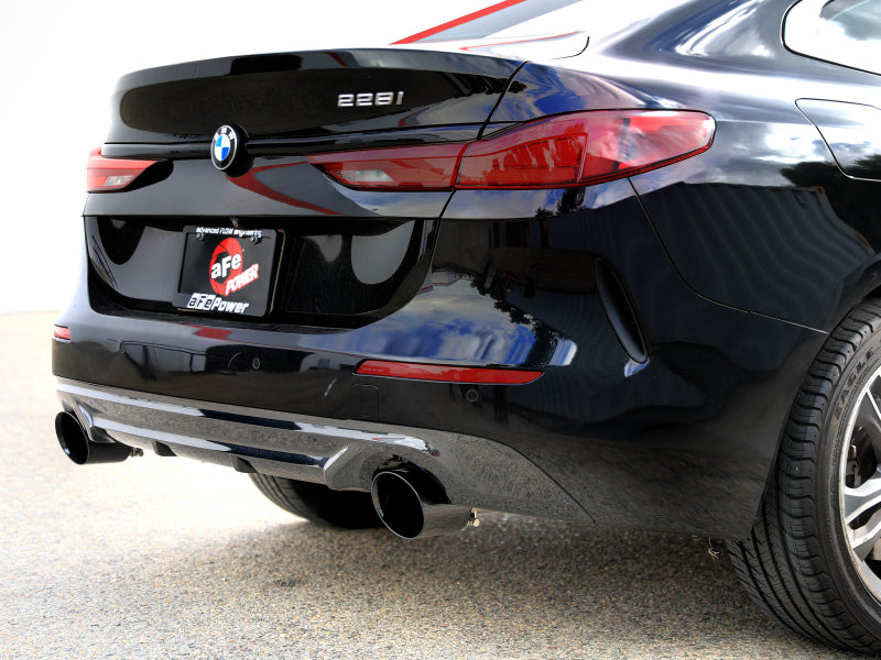 aFe MACHForce XP Exhausts Axle-Back 21-24 BMW 228i 2.0T (SS w/ Black T ...