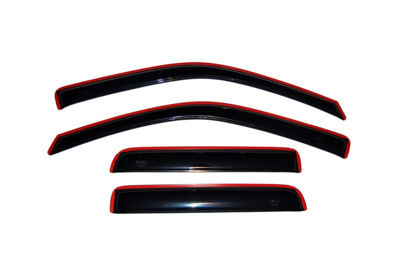 AVS 04-12 Chevy Colorado Crew Cab Ventvisor In-Channel Front & Rear Wi ...