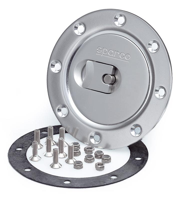 Sparco Fuel Cap Locking Brushed Alum – Warranty Killer Performance