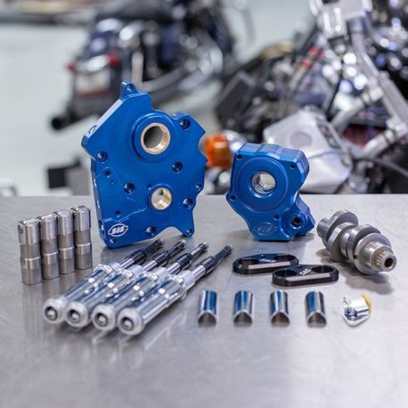 S&S Cycle 2017+ Oil Cooled M8 Models Chain Drive 475C Cam Chest Kit w ...