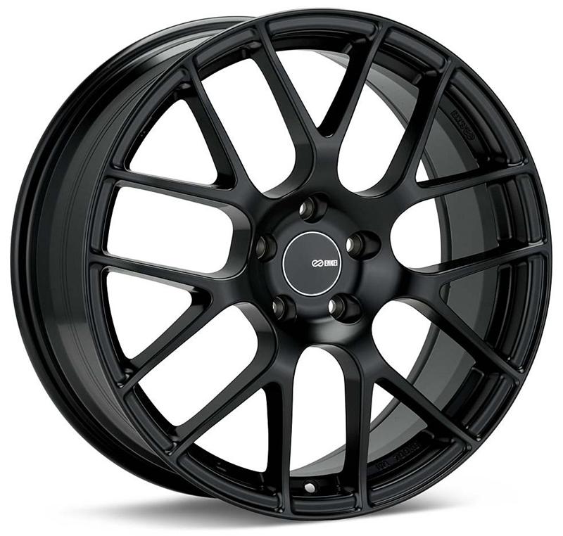 Enkei Raijin 18x8.5 35mm Offset 5x114.3 Bolt Pattern Matte Black Wheel ...