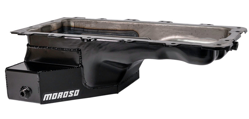 Moroso Ford 4.6/5.4L (w/Rear Sump) Road Race Baffled Wet Sump 8qt 6.5i ...