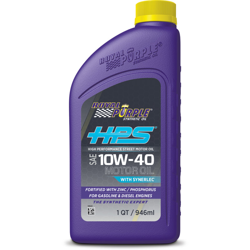 Royal Purple HPS Synthetic High Performance Street 10W-40 Motor Oil ...