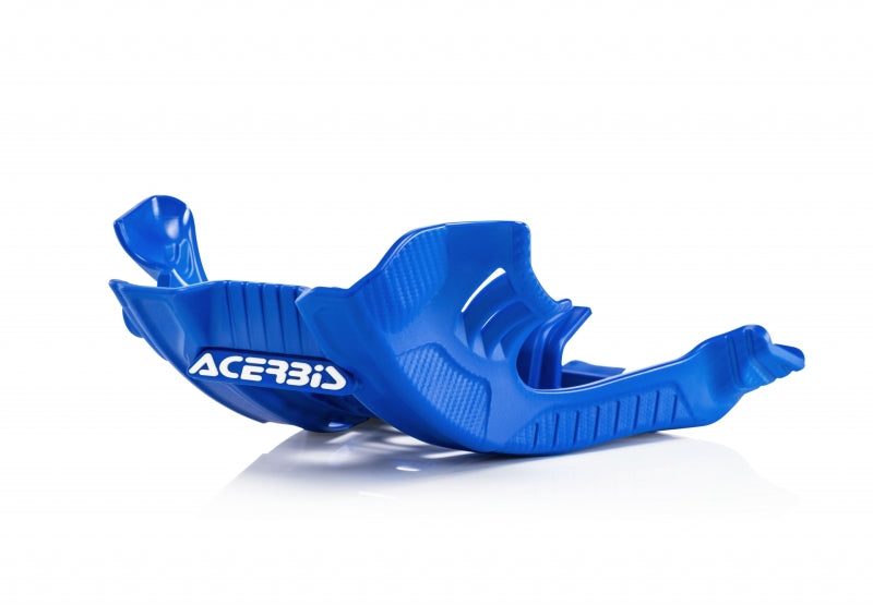 Acerbis 21-22 Fantic XE/XX125/ 06-23 Yamaha YZ125 Skid Plate - Blue/Wh ...