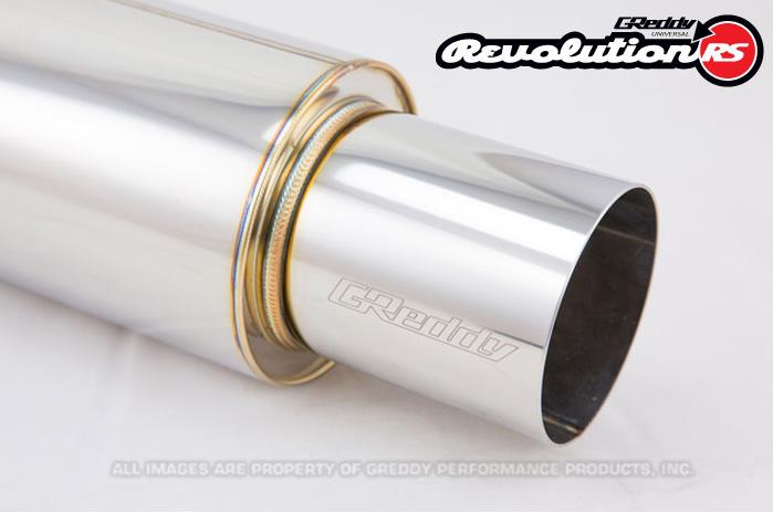 GReddy 3.0in Universal Revolution Muffler – Warranty Killer Performance