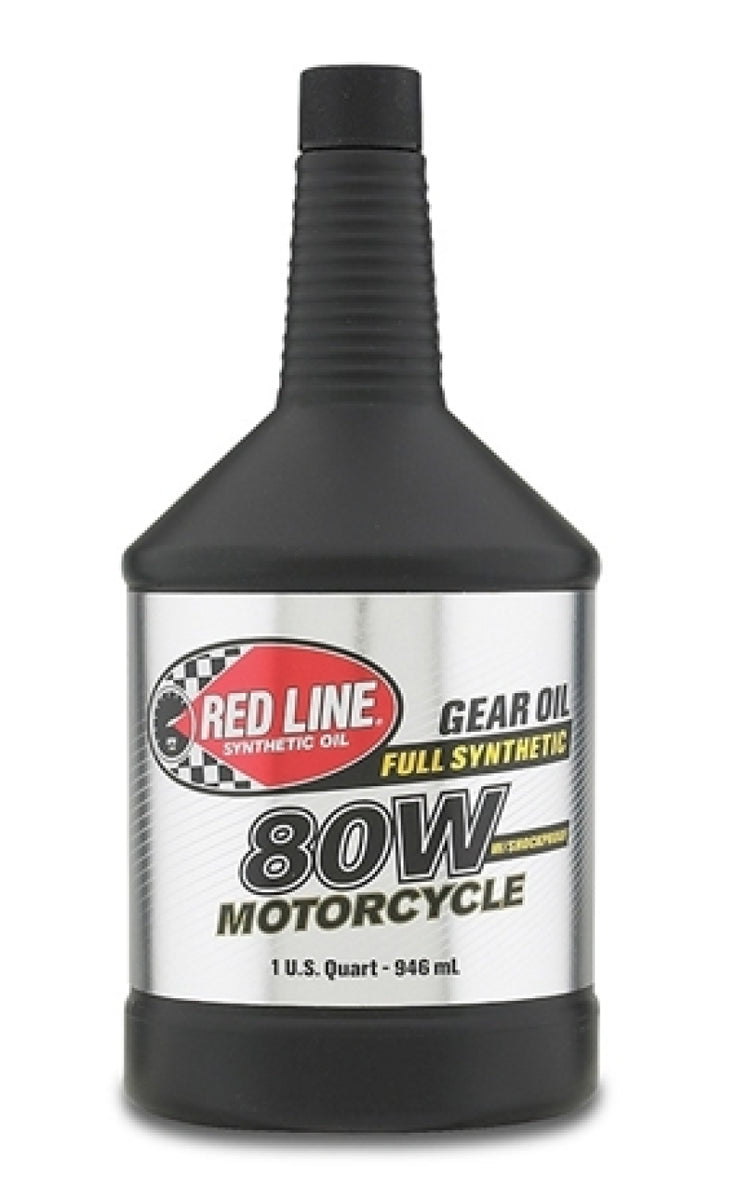 Red Line 80W Motorcycle Gear Oil w/Shockproof - Quart – Warranty Killer ...