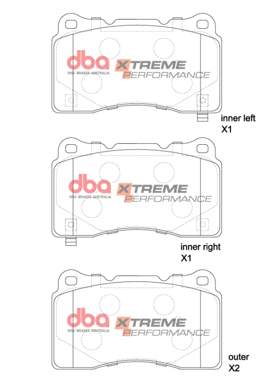 DBA 2022+ Honda Civic Type-R (FL5) XP Performance Front Brake Pads ...