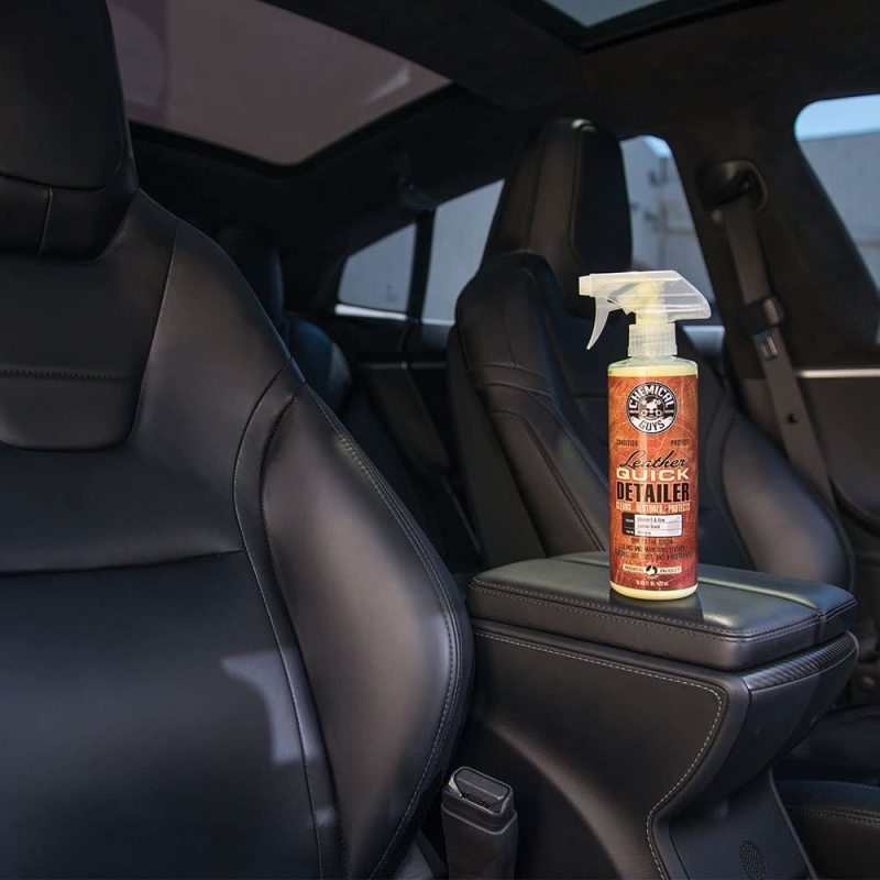 Chemical Guys Leather Quick Detailer Care Spray - Matte Finish - 16oz ...