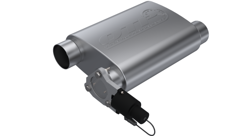 QTP 3in Weld-On 304SS Screamer Muffler w/Bolt-On QTEC Electric Cutout ...