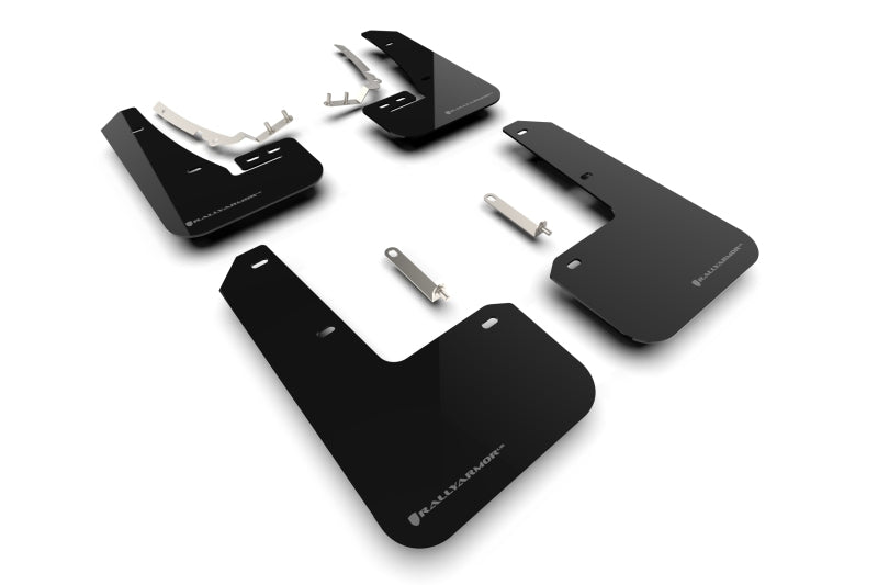 Rally Armor 22-25 VW MK8 Golf GTI/R Black UR Mud Flap w/Gray Logo ...