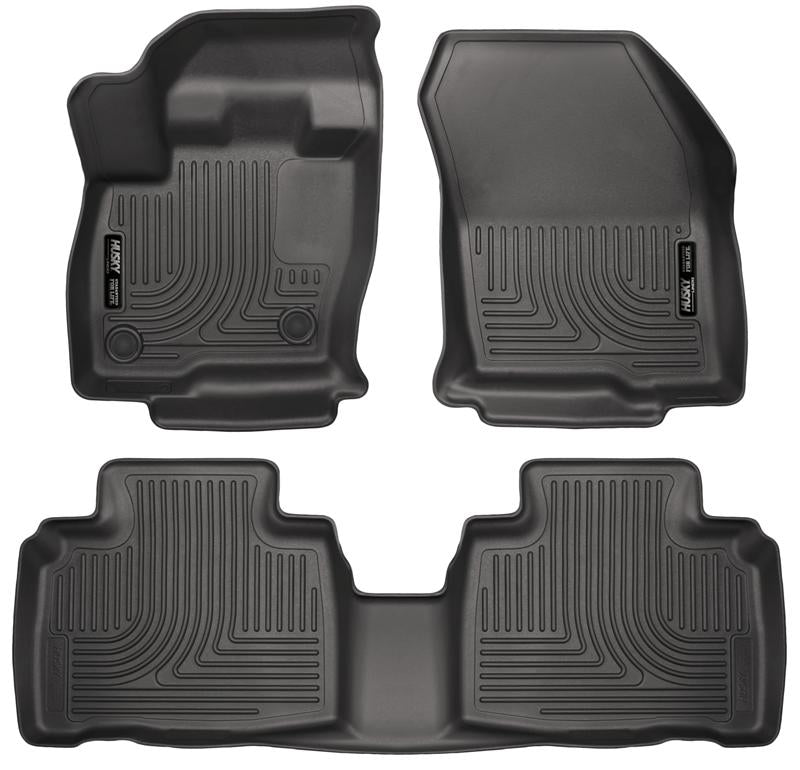 Husky Liners 2015 Ford Edge WeatherBeater Front & 2nd Row Combo Black ...