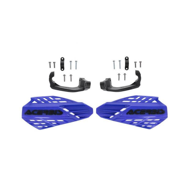 Acerbis Linear Vented Handguard - Blue/Black – Warranty Killer Performance