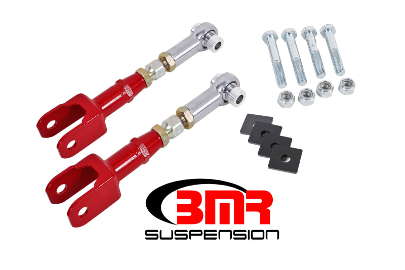 BMR 15-17 S550 Mustang Rear On-Car Adj. Rod Ends Toe Rods - Red ...