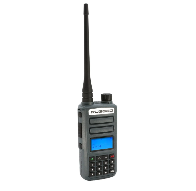 Rugged Radios Rugged GMR2 PLUS - GMRS / FRS Two Way Handheld Radio Gre ...