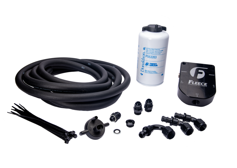 Fleece Performance 98.5-02 Dodge Cummins Auxiliary Fuel Filter Kit ...