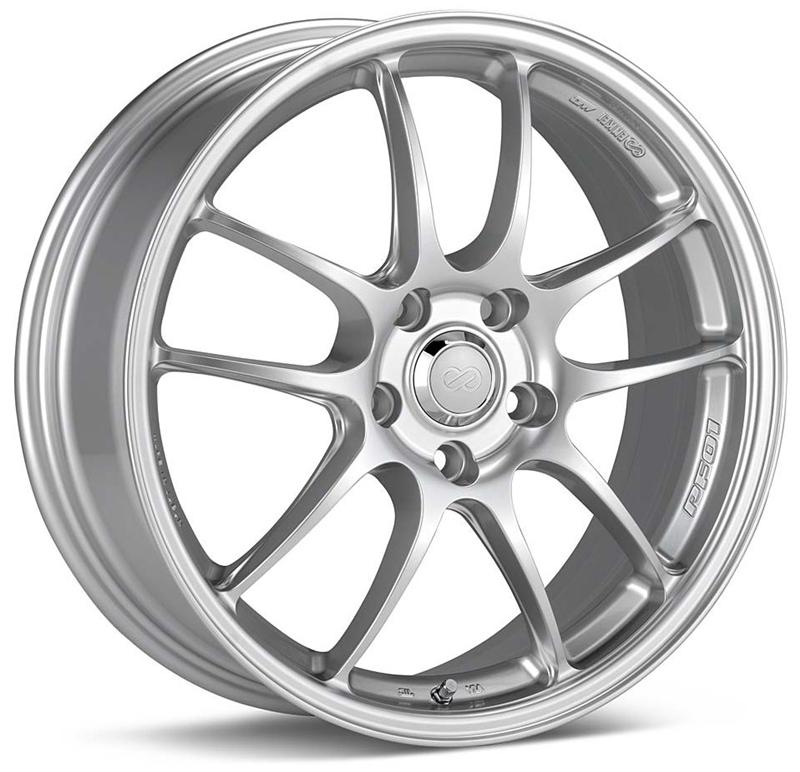 Enkei PF01A 18x8 5x114.3 Bolt Pattern 40mm Offset 75 Bore Dia Silver W ...