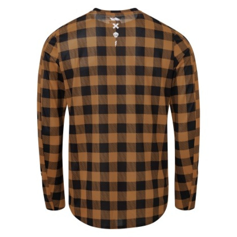 USWE Flannel Long Sleeve Lightweight Off-Road Jersey Bronze - XL ...