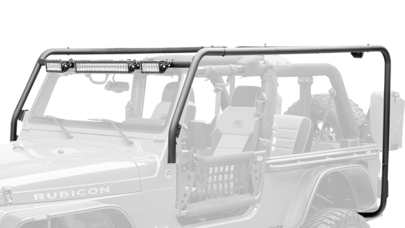 Body Armor 4x4 07-18 Jeep Wrangler JK 4dr Roof Rack Frame Crossbars/Ra ...