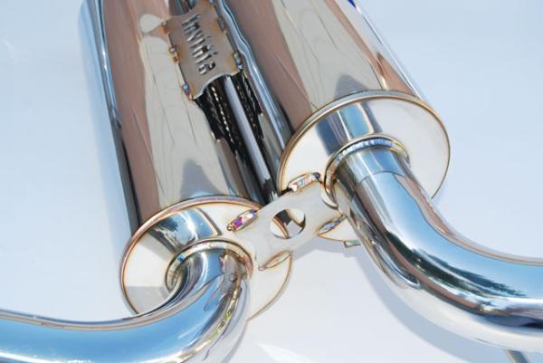 Invidia 07+ Infiniti G37 Coupe Gemini Rolled Titanium Tip Cat-back Exh ...