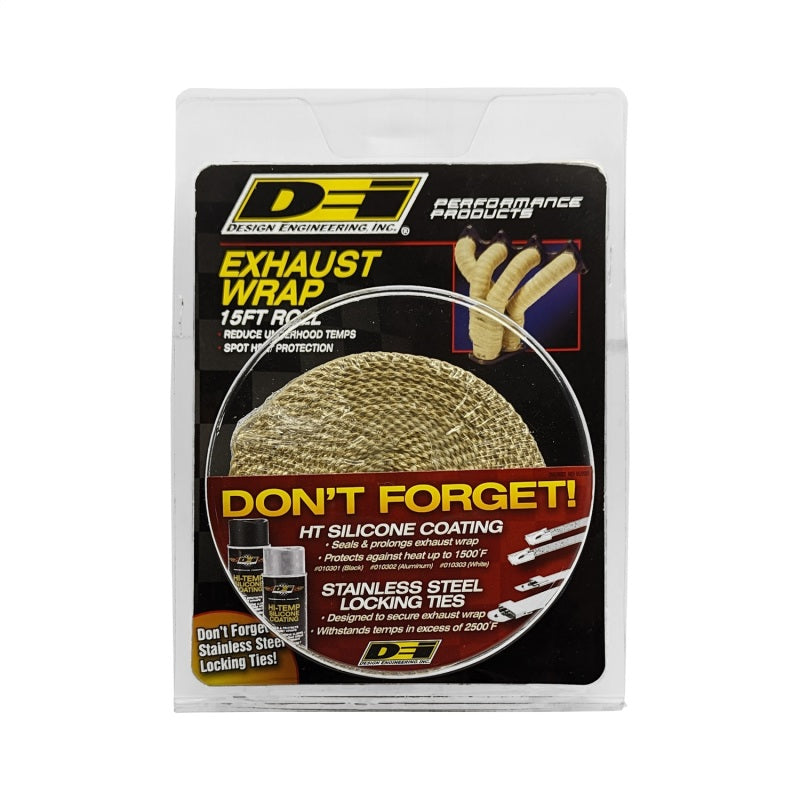 DEI Exhaust Wrap 2in x 15ft - Tan – Warranty Killer Performance