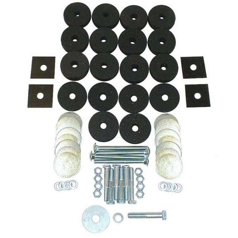 Omix Body Tub Mounting Kit 41-75 Willys & Jeep Models – Warranty Killer ...