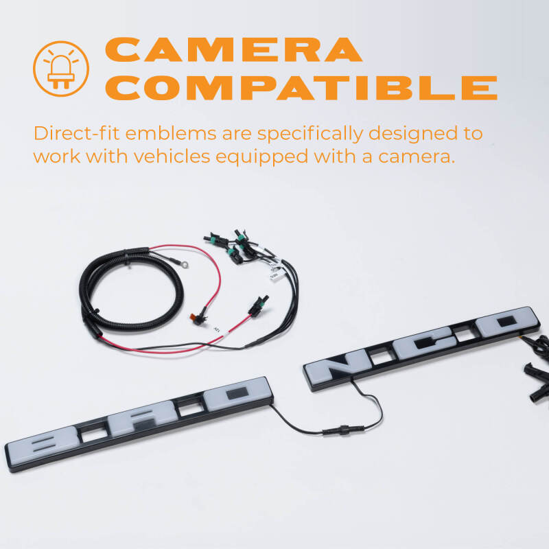 Putco Ford Bronco 21-23 Ford Bronco Emblem (Fits Models w/ Front Camer ...