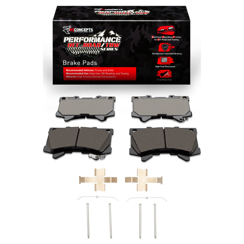 R1 2022-2025 Lexus GX550 Front Performance Off-Road/Tow Brake Pads & H ...
