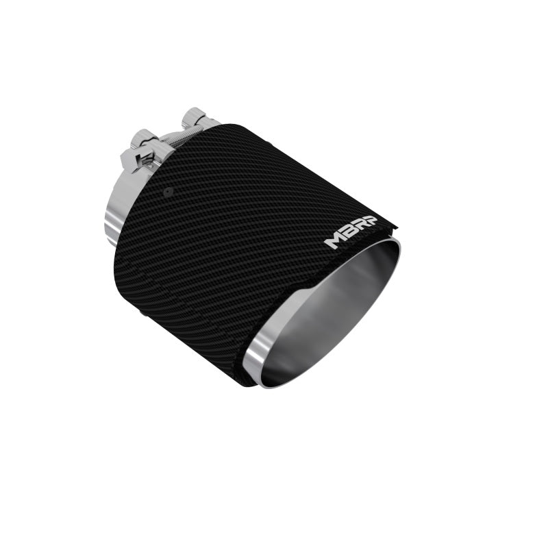 MBRP Universal Carbon Fiber Tip, 3in. ID./5in. OD./ 6.13in L. Angle Cu ...