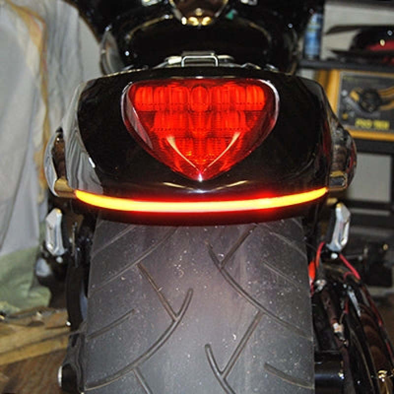 New Rage Cycles 06+ Suzuki M109R Rear Turn Signals w/Load EQ - Amber/R ...